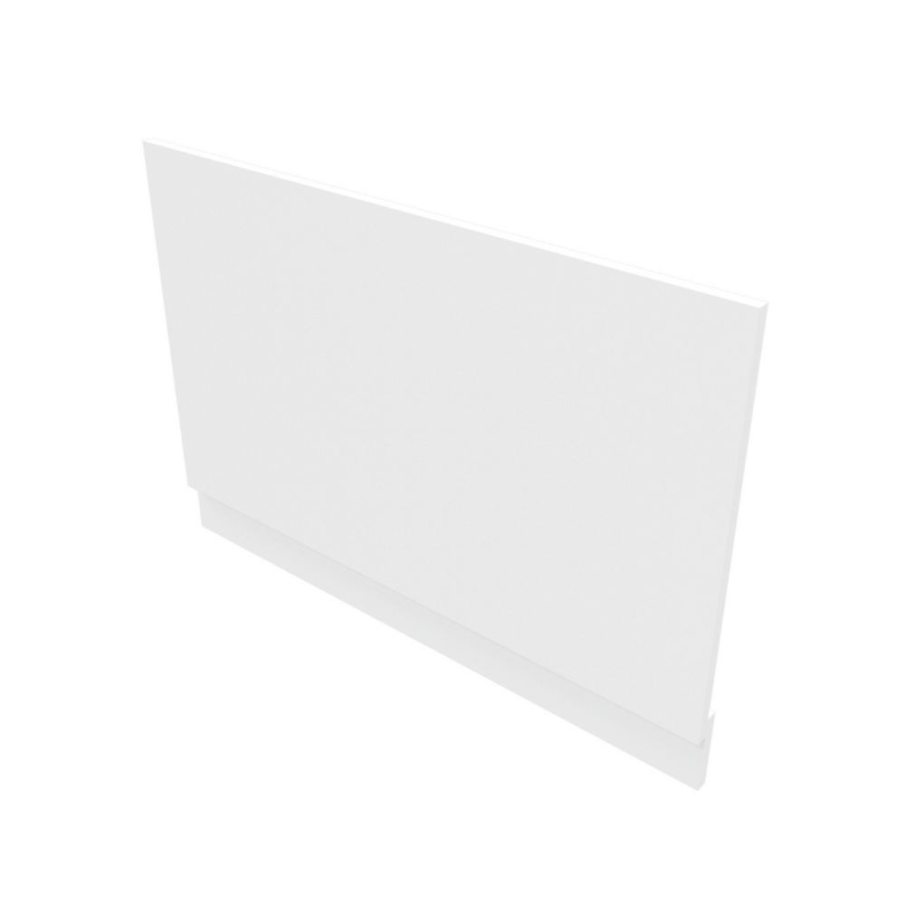 Straight Bath End Panel 800mm White Gloss - Screwfix
