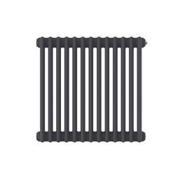 Acova 600mm x 628mm 2701BTU Blue Night Horizontal 3 Column Radiator ...