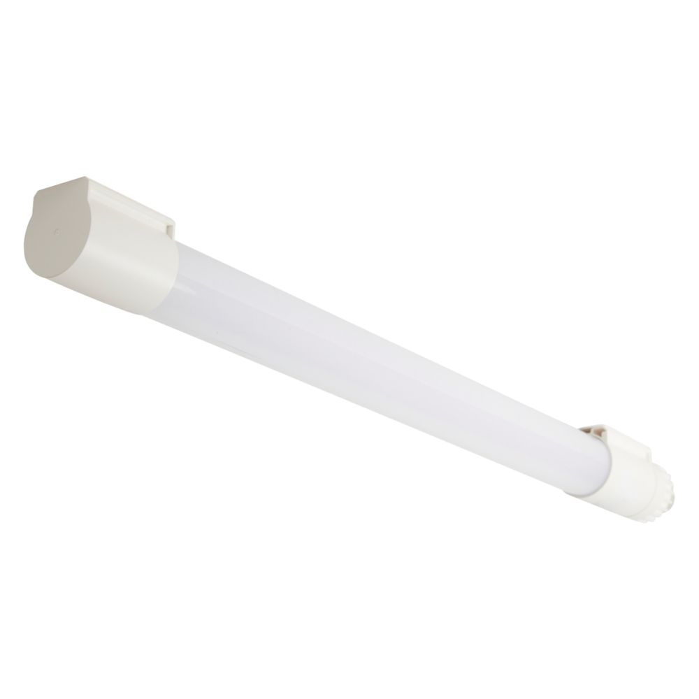 4lite Single 2ft LED Non-Corrosive Batten 13W 1600lm 220-240V - Screwfix