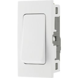 British General 20A Modular DP Boiler Switch White - Screwfix