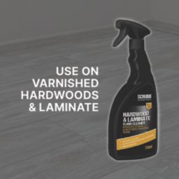 Scrubb Hardwood & Laminate Cleaner 750ml - Screwfix