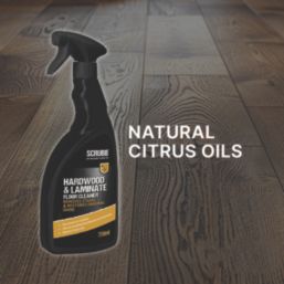 Scrubb Hardwood & Laminate Cleaner 750ml - Screwfix