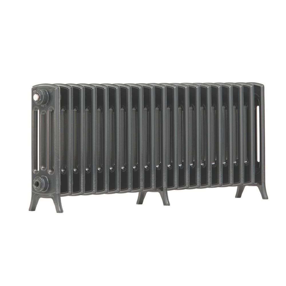 Arroll Edwardian 450mm x 1142mm 3557BTU Anthracite Horizontal Designer ...