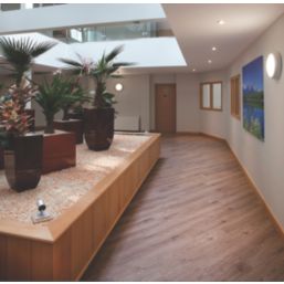 4lite Indoor Maintained Emergency Round LED Wall/Ceiling Light Graphite ...