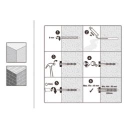 Easyfix TX Long Expansion Frame Fixings 8mm x 100mm 12 Pack - Screwfix