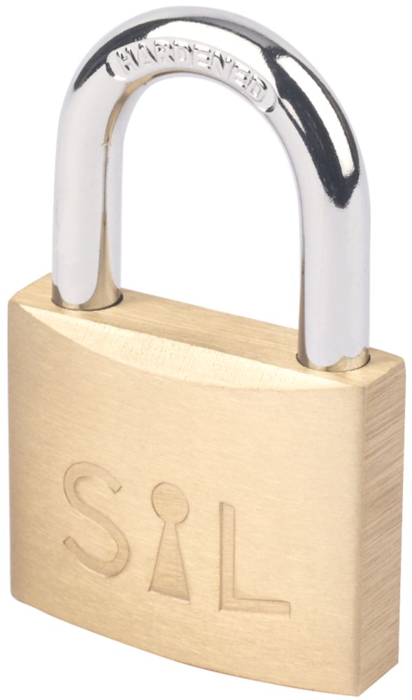 Smith & Locke Brass Padlock 38mm | Padlocks | Screwfix.com