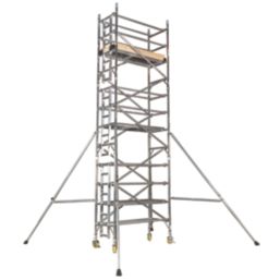 Boss Ladderspan 3T Single Depth Aluminium Tower 0.6m x 1.8m x 5.2m ...