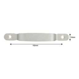 Smith & Locke Classic Pull Handle Matt Silver - Screwfix