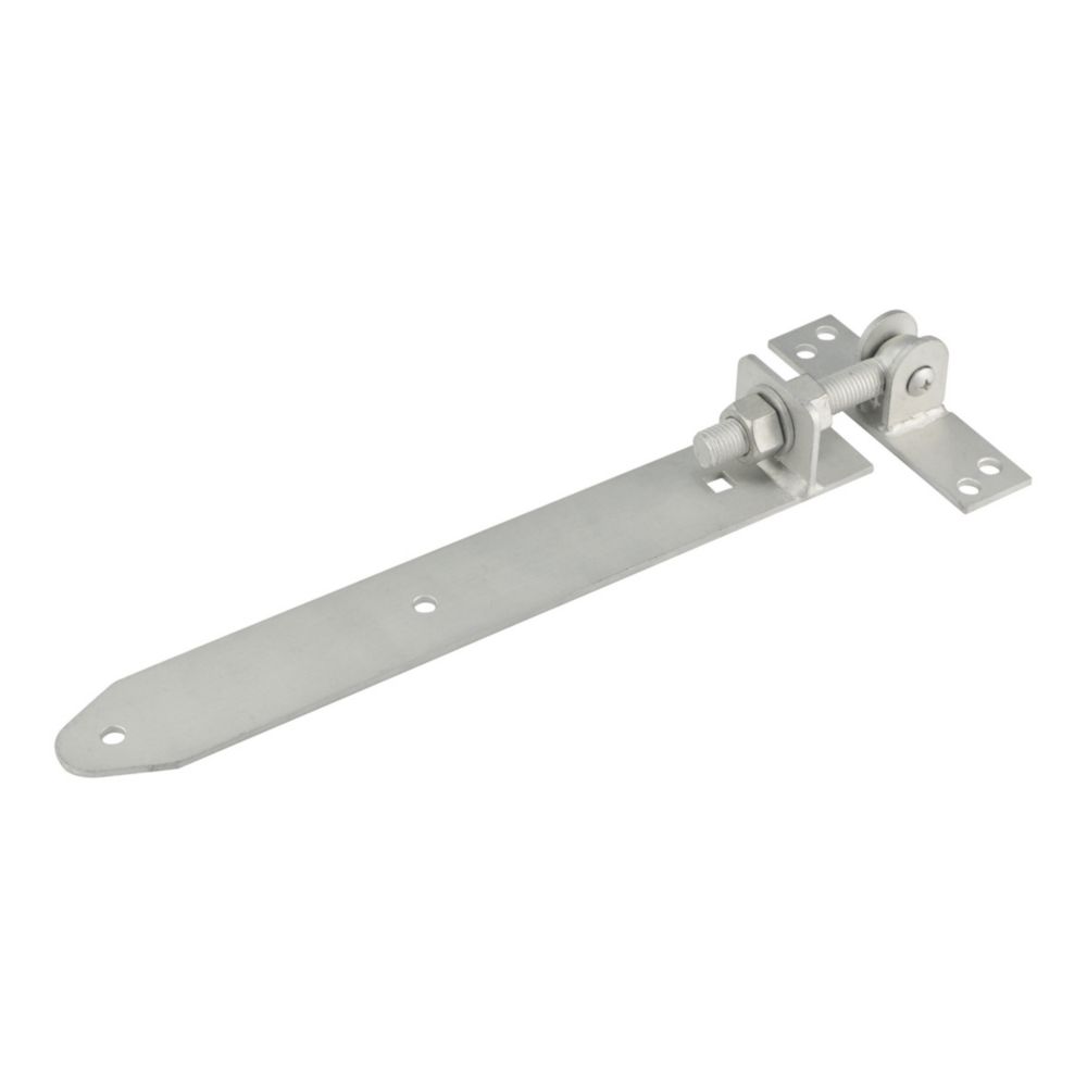 Smith & Locke Silver Straight Tee Hook & Band Hinges 40mm x 350mm x ...