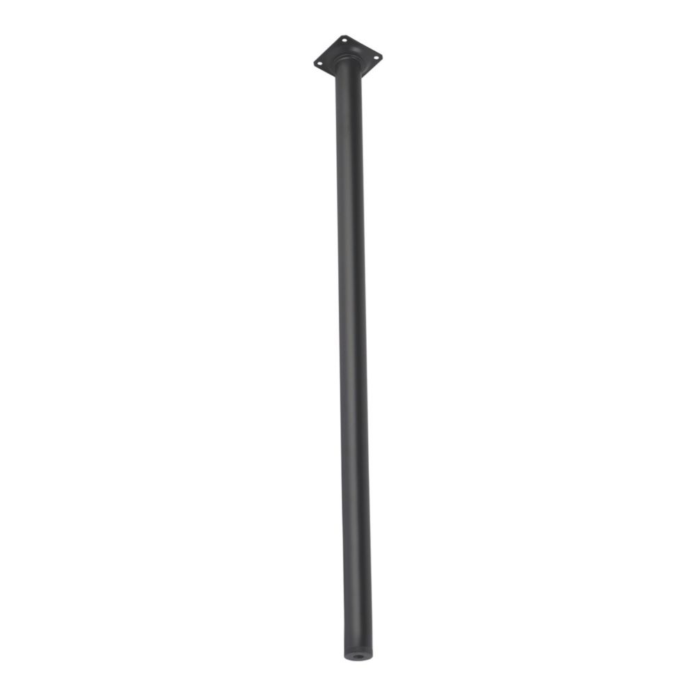 Essentials Table Leg Black 700mm - Screwfix