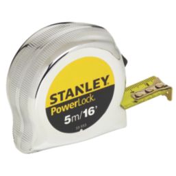 Stanley Powerlock 5m Tape Measure - Screwfix
