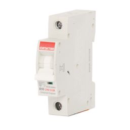 Contactum Defender 50A SP B Curve MCB - Screwfix