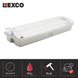 Lexco Indoor Maintained or Non-Maintained Emergency Rectangular LED ...