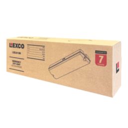Lexco Indoor Maintained or Non-Maintained Emergency Rectangular LED Bulkhead White 3.5W 150lm ...