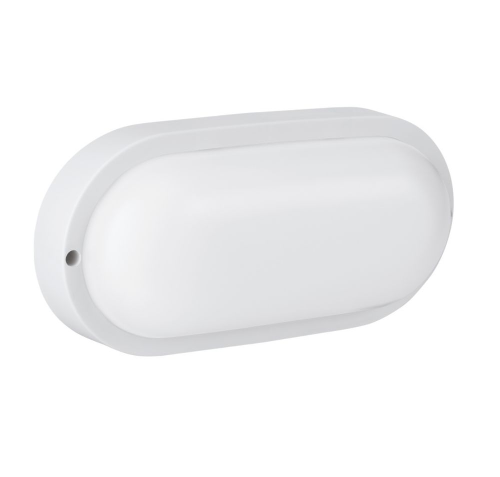 Eglo Boschetto-E Outdoor Oval LED Wall/Ceiling Light White 12W 1300lm ...
