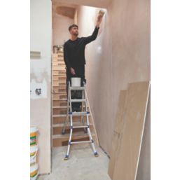 Werner Aluminium 2.94m Combination Ladder - Screwfix