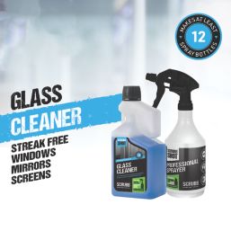 Scrubb SHOT Super Concentrate Glass Cleaner 500ml - Screwfix