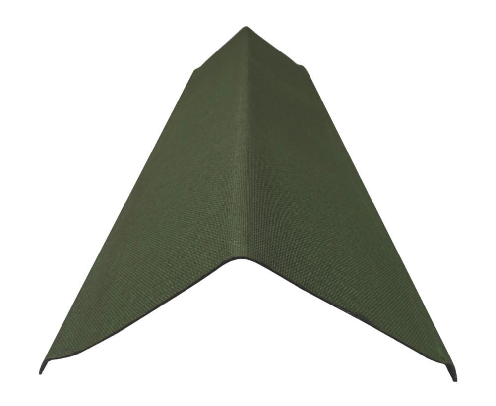 Onduline Green Corrugated Bitumen Edge Piece 1000mm x 410mm - Screwfix