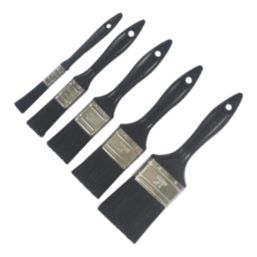 Flat Paint Brush 5 Piece Set - Screwfix