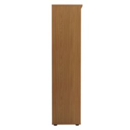 TC Group 4-Shelf Bookcase Nova Oak 800mm x 1800mm - Screwfix