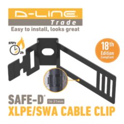 D-Line Wrap & Lock Design Fire Rated EV Fixing 16-21mm 100 Pack - Screwfix
