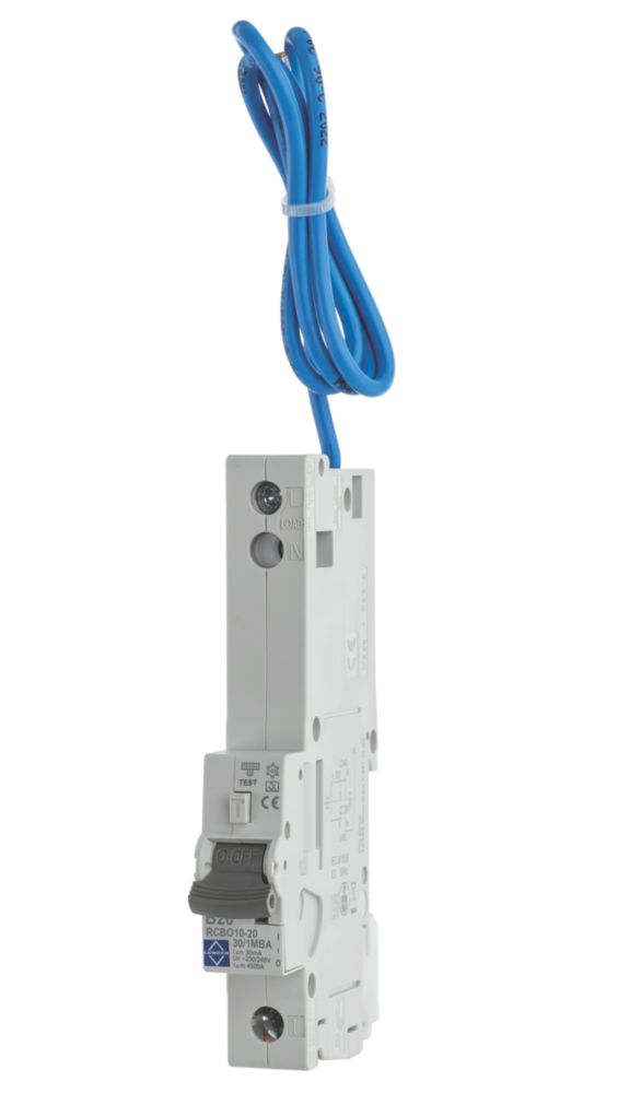 Lewden 20A 30mA SP Type B RCBO - Screwfix Lewden 20A 30mA SP Type B RCBO - Screwfix