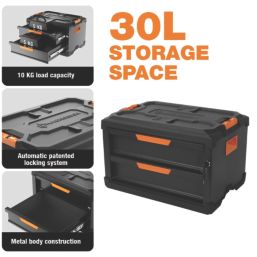 Magnusson Clikstor 2-Drawer Stackable Tool Chest 20½" - Screwfix