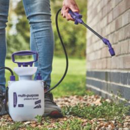 Defenders White / Purple Pressure Sprayer 2Ltr - Screwfix