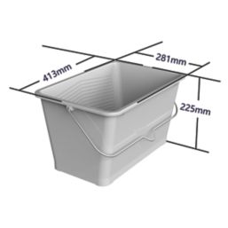 Fortress Trade Paint Scuttle 15Ltr - Screwfix