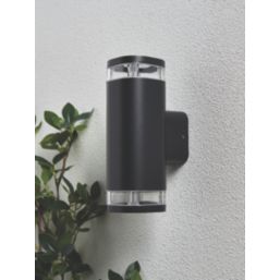 Zink Eos Outdoor Up and Down Light Fitting Black - Screwfix