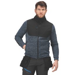 Regatta Heist Hybrid Fleece Jacket Blue Wing Marl / Black Large 41 1/2 ...