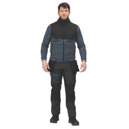 Regatta Heist Hybrid Fleece Jacket Blue Wing Marl / Black Large 41 1/2 ...