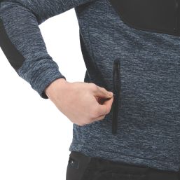Regatta Heist Hybrid Fleece Jacket Blue Wing Marl / Black Large 41 1/2 ...