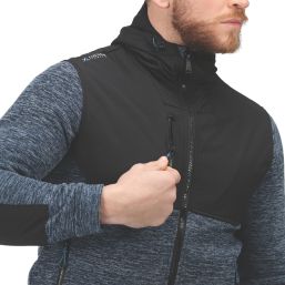 Regatta Heist Hybrid Fleece Jacket Blue Wing Marl / Black Large 41 1/2 ...