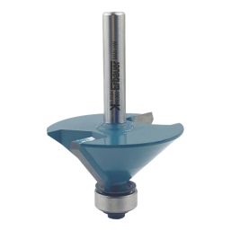 Erbauer 1/4" 45° Chamfer Router Cutter 41.3mm x 16mm - Screwfix