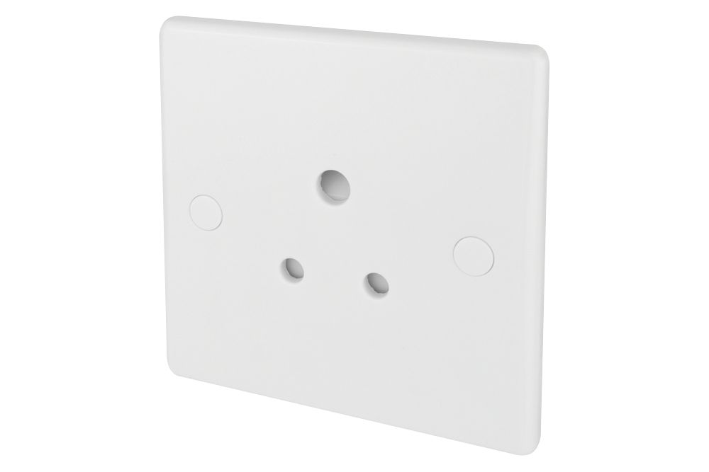 Schneider Electric Ultimate Slimline 5A 1-Gang Unswitched Round Pin ...