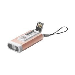 LEDlenser K6R Safety Rechargeable LED Keyring Torch with Alarm Rose ...