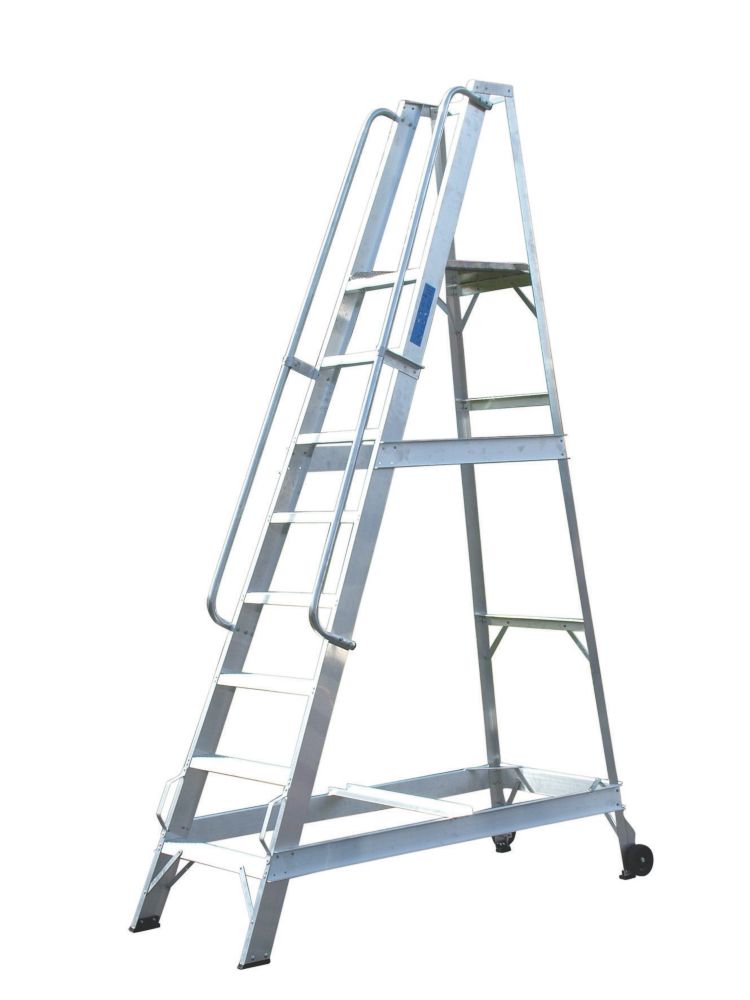 Lyte Industrial Strength Aluminium 8-Treads Warehouse Steps 1.95m ...