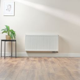Time 500mm x 1000mm 7648BTU White Type 33 Convector Radiator - Screwfix