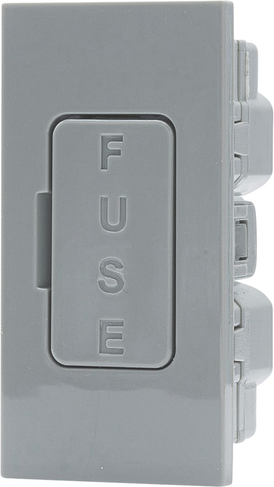 British General 13A Modular Fused Spur Grey - Screwfix