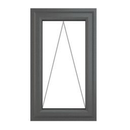 Crystal Top Opening Clear Double-Glazed Casement Anthracite Grey uPVC ...