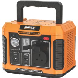IMPAX DISCOVERY 300W Portable Power Station 231Wh - Screwfix