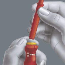 Wera Kraftform Kompakt VDE Interchangeable Twin Handle Screwdriver Bit Set 18 Pieces - Screwfix