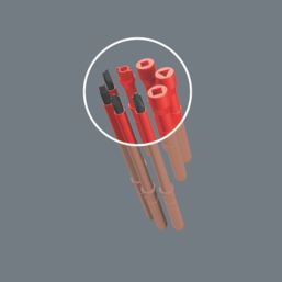 Wera Kraftform Kompakt VDE Interchangeable Twin Handle Screwdriver Bit Set 18 Pieces - Screwfix