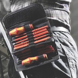 Wera Kraftform Kompakt VDE Interchangeable Twin Handle Screwdriver Bit Set 18 Pieces - Screwfix