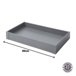 Essentials Soto Internal Drawer Front Matt Grey 800mm - Screwfix