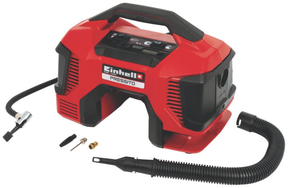 Einhell Pressito 18V Li-Ion Power X-Change Cordless Hybrid-Compressor ...