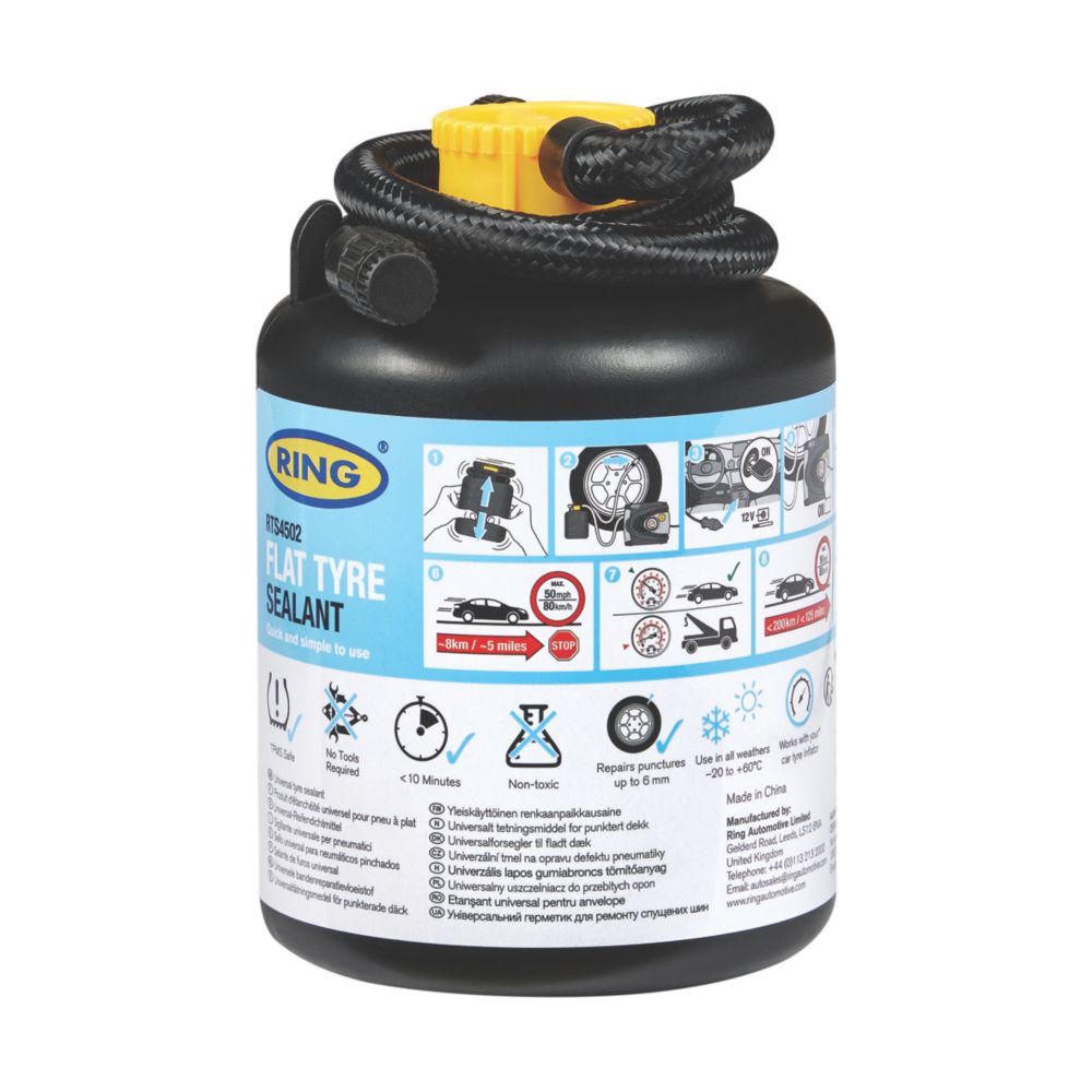 Ring RTS4502 Flat Tyre Sealant 450ml - Screwfix