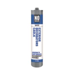 No Nonsense Exterior Decorators Caulk White 310ml - Screwfix