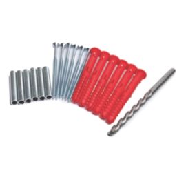 Corefix Connect Metal & Plastic 100 Heavy Duty TV Wall Fixing Kit 10mm ...